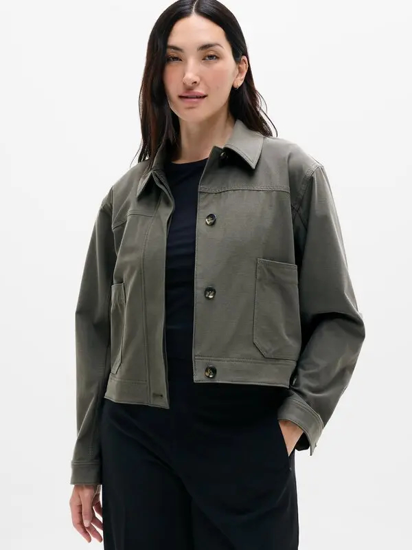 Athleta Skyline Chore Jacket - Jungle