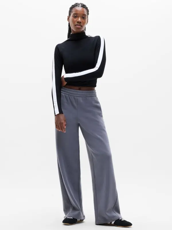 Athleta Forever Fleece Classic Wide Leg