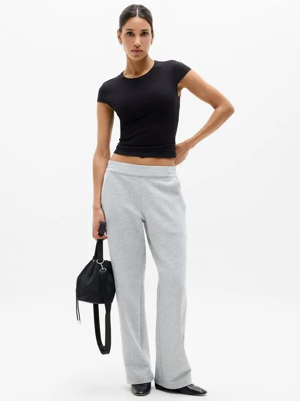 Athleta Form Knit Mid Rise Straight Pant