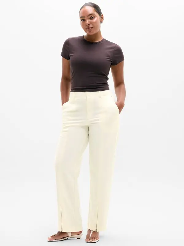 Athleta Skyline Zip Pant - Pearl