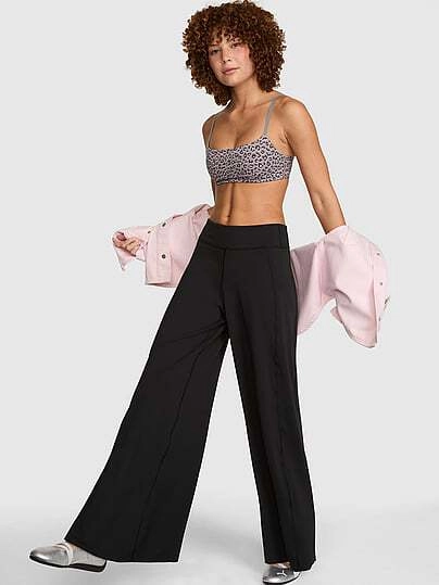 Pink Relay Wide-leg Pants