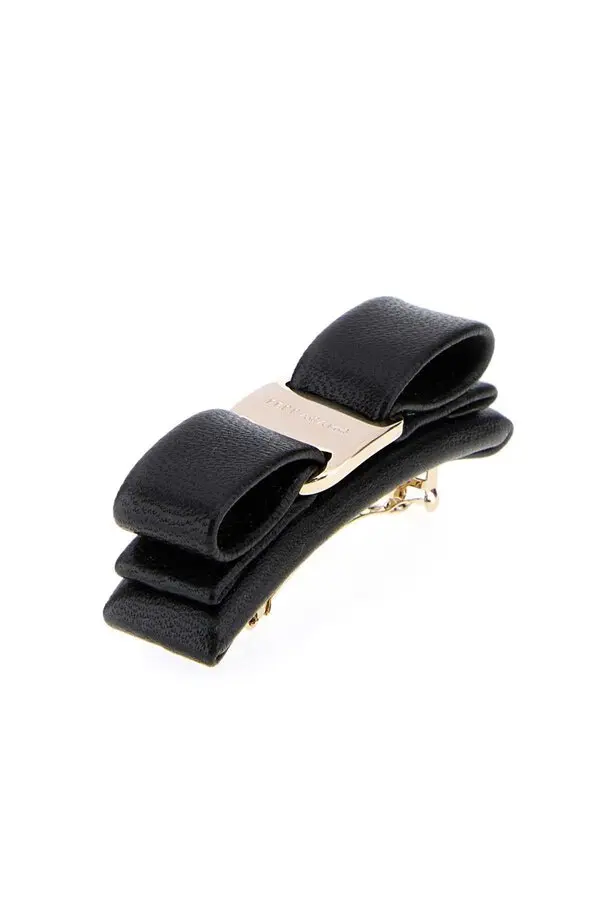 FERRAGAMO Leather Hair Clip