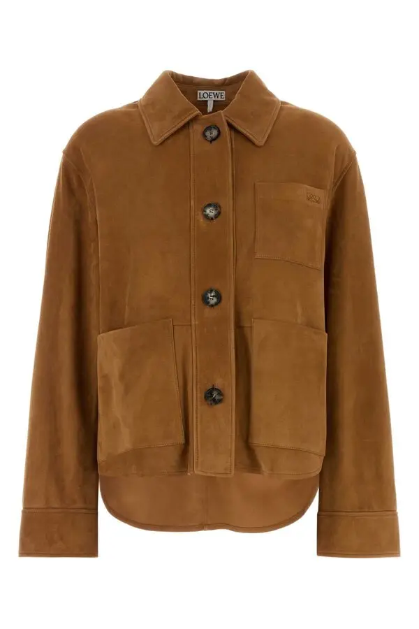 Loewe Caramel Suede Jacket