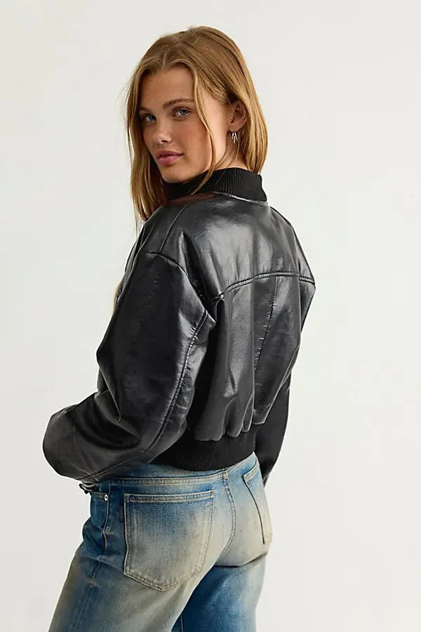 Citizens Of Humanity Leather Moto Jacket - Black