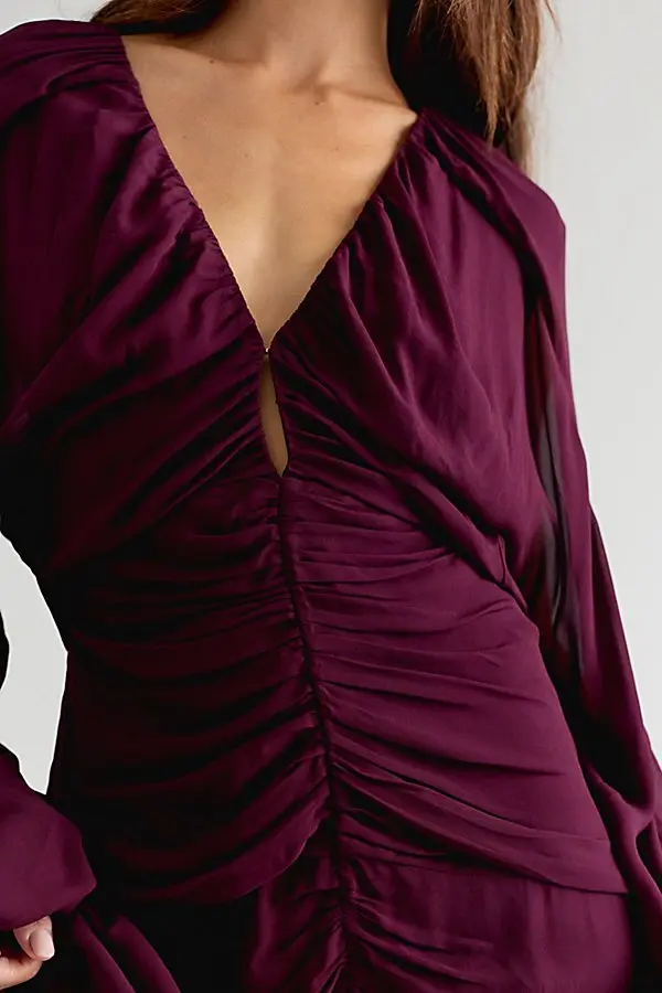 Shona Joy Amina Plunge Maxi Dress