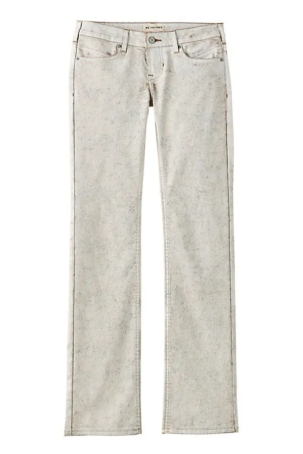 Free People We The Free Sloane Coated Stacked Skinny Jeans
