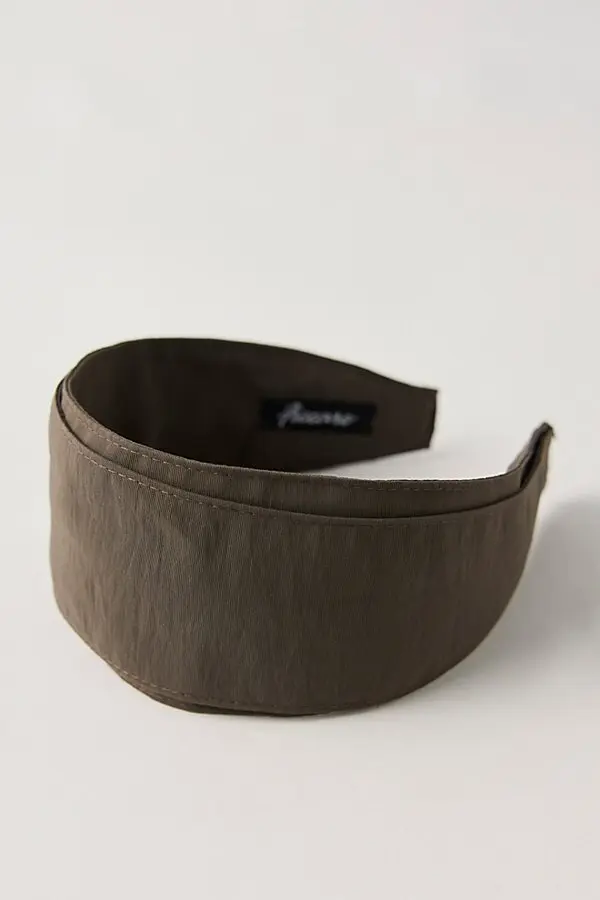 Free People Ficcare Portia Fabric Headband - Dark Brown