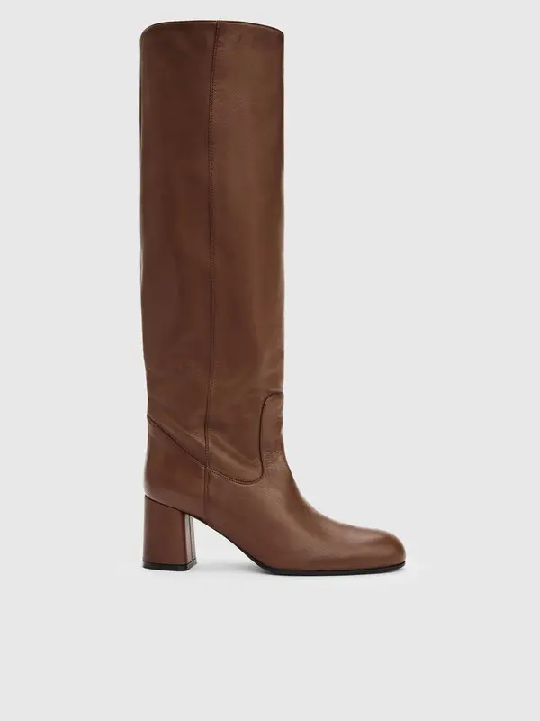 ATP ATELIER Sarconi Leather Knee High Boots - Cannella