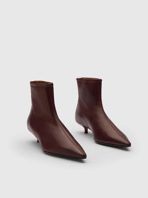 ATP ATELIER Melfi Shiny Nappa Ankle Boots