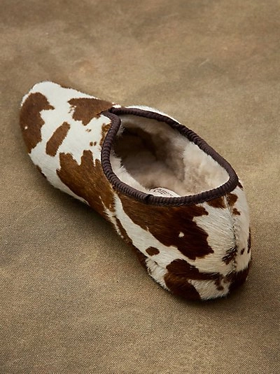 Overland S Eden Shearling-lined Cowhide Slippers