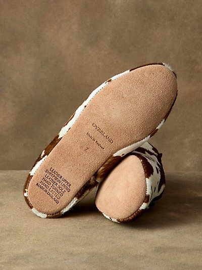 Overland S Eden Shearling-lined Cowhide Slippers