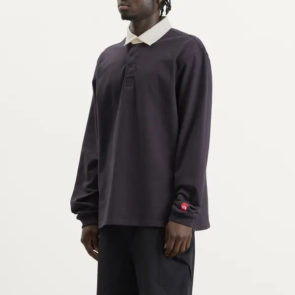 The North Face Red Box Rugby Shirt - Obsidian