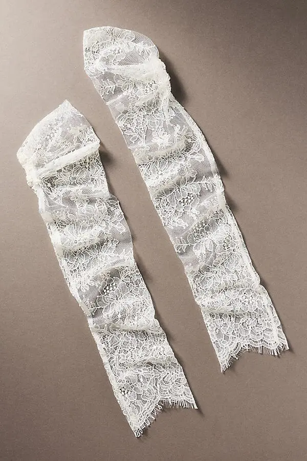 Jenny Yoo Iona Sleeves - White