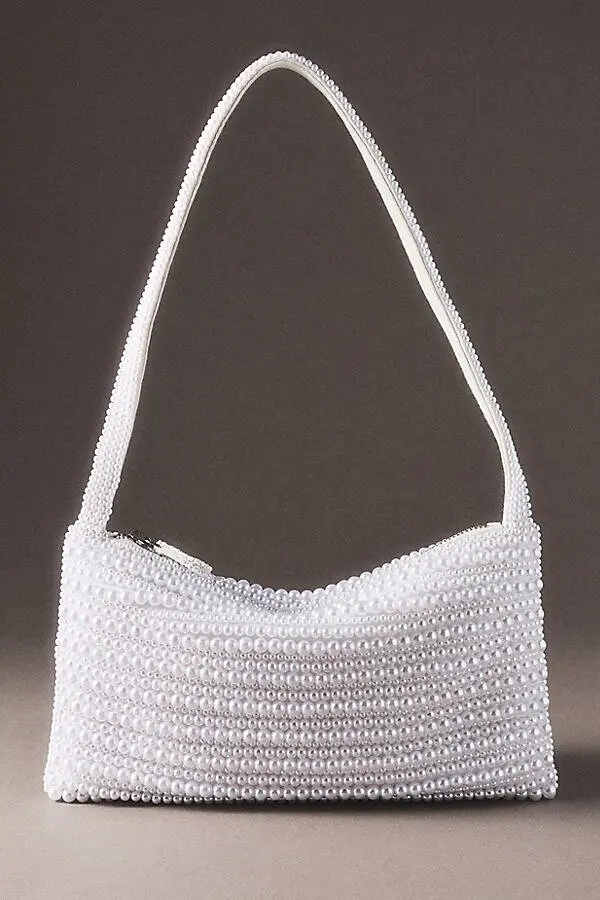 Anthropologie Ellie Pearl Slouchy Shoulder Bag