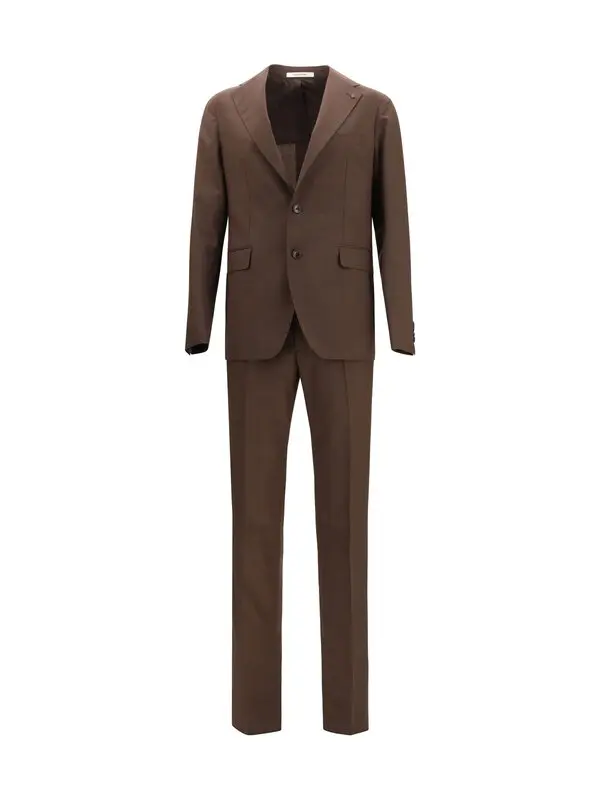 Tagliatore Virgin Wool Suit - Brown