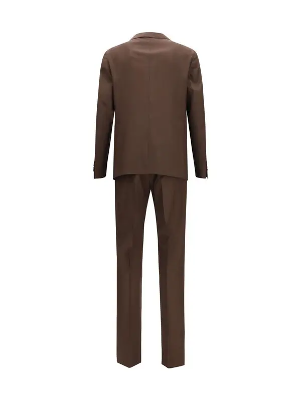 Tagliatore Virgin Wool Suit - Brown
