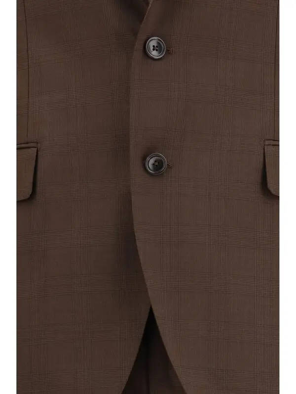 Tagliatore Virgin Wool Suit - Brown