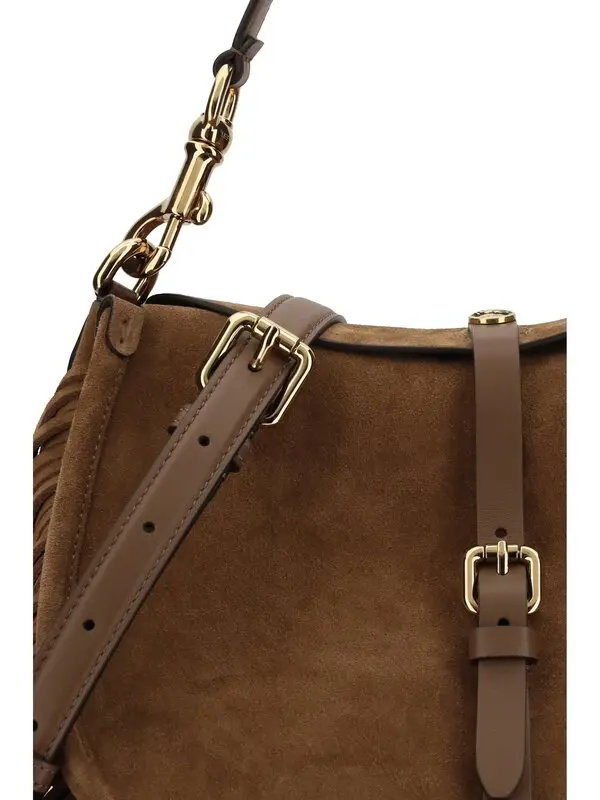 Etro Medium Pony Shoulder Bag - Brown