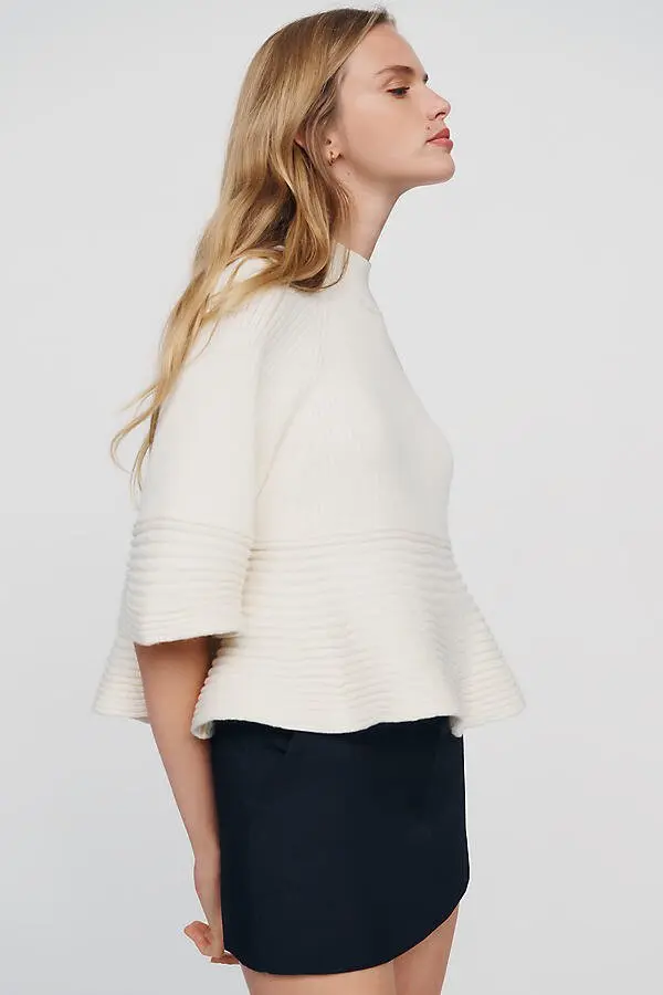 Maeve Mock-neck Swg Sweater