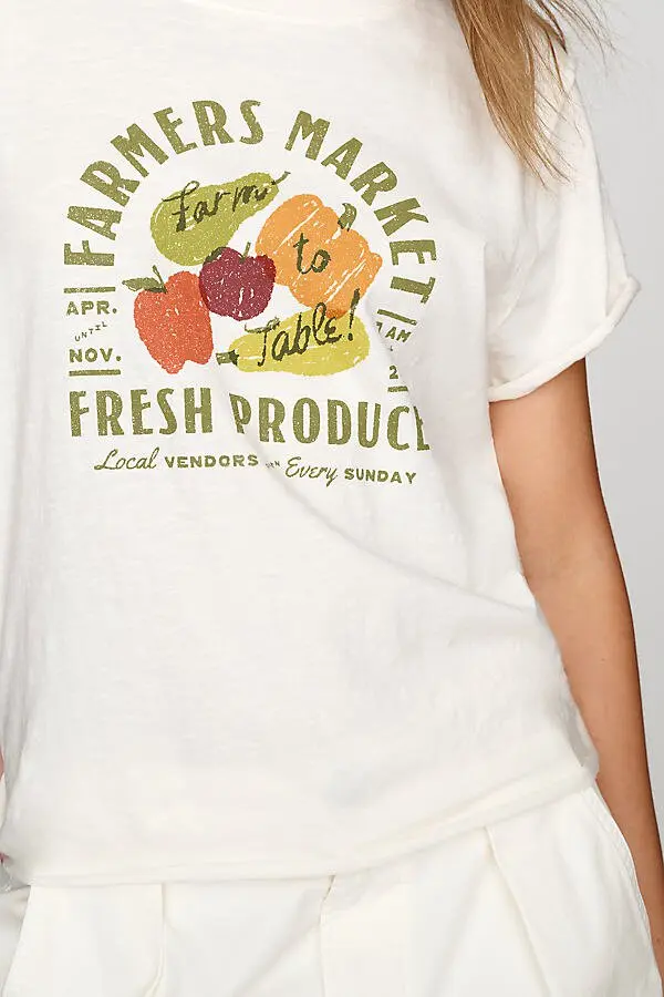 Maeve Caitl 100% Cotton Boxy Tee