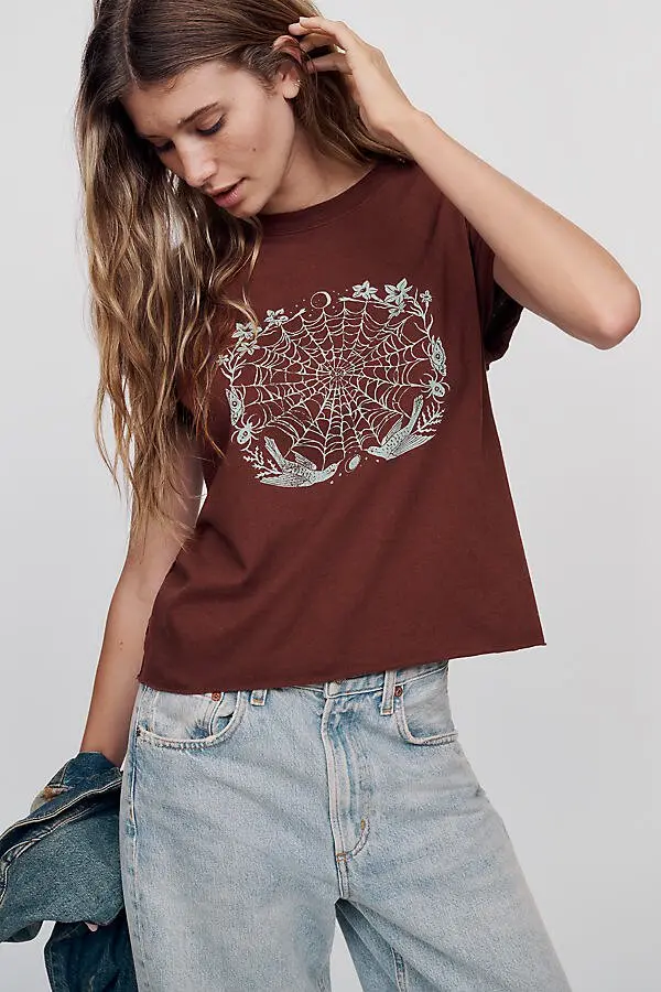 Maeve Caitl Cotton Boxy Tee
