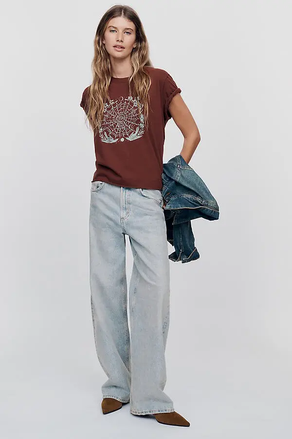 Maeve Caitl Cotton Boxy Tee