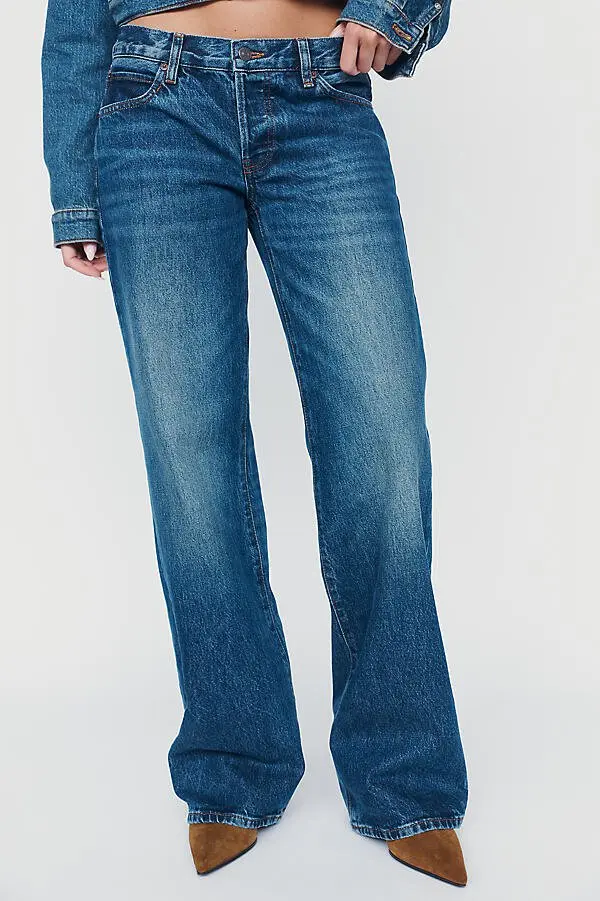 FRAME Low-rise Wide-leg Jeans - Tolerate