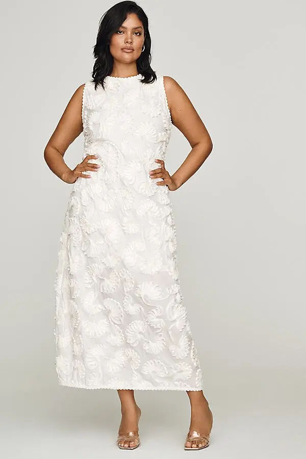 Endless Rose Textured Midi Dress