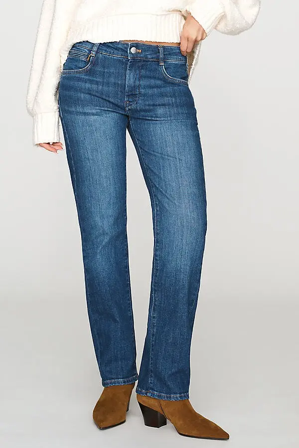 PILCRO Wren Low-rise Relaxed Straight Jeans