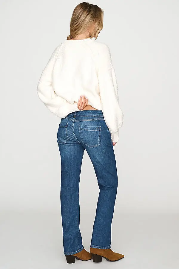 PILCRO Wren Low-rise Relaxed Straight Jeans