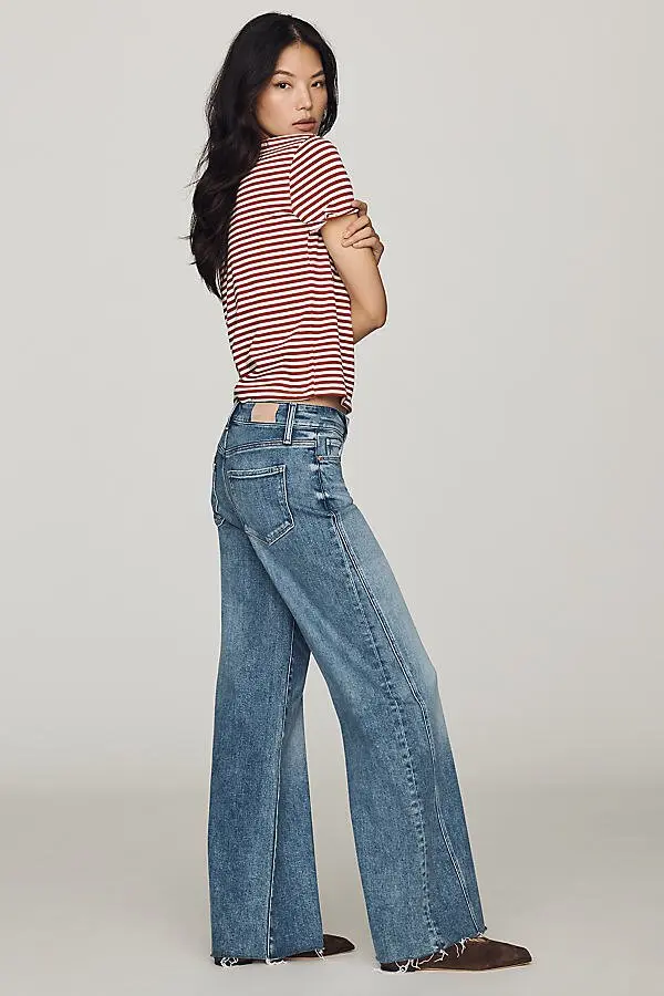Paige Anessa Twist-out High-rise Wide-leg Jeans