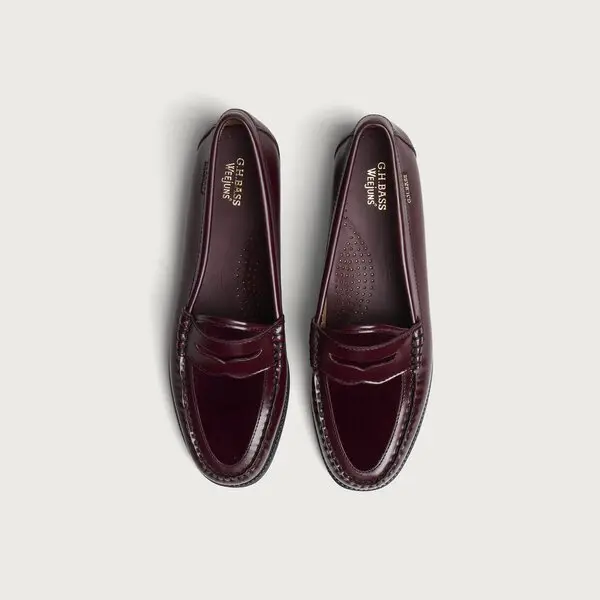 G.H. BASS & CO. Easy Weejun Penny Velvet Loafers