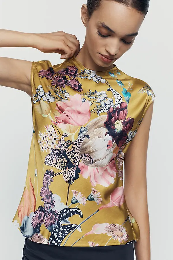 Maeve Silken Sleeveless Top