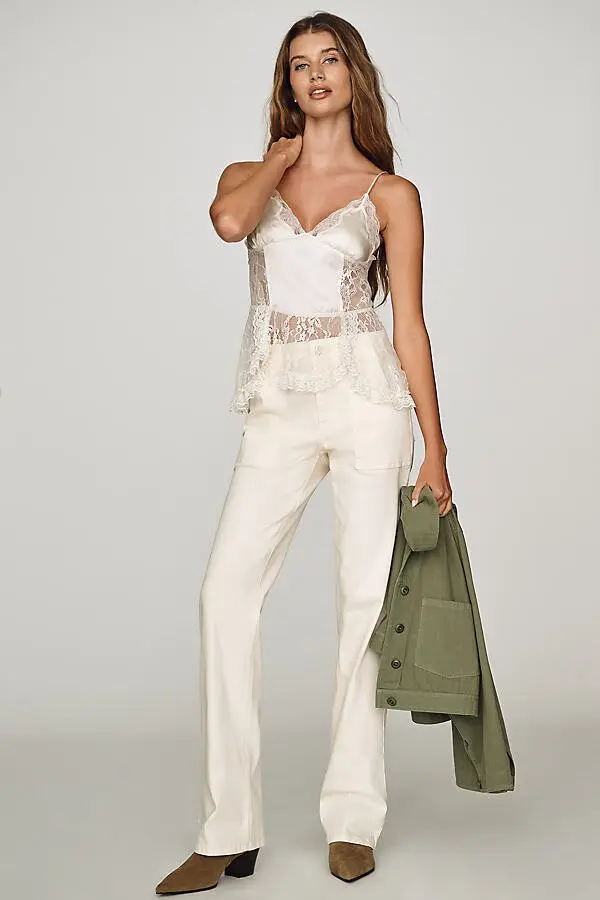 Sanctuary Insider Bootcut Pants - Collagen