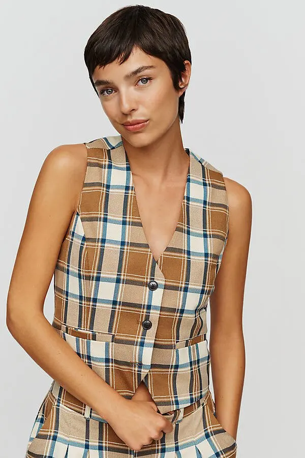 Maeve Tailored Vest Jacket