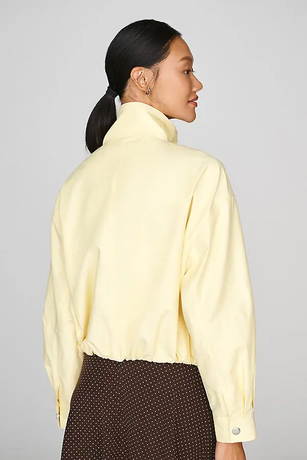 Maeve Funnel-neck Bubble Jacket