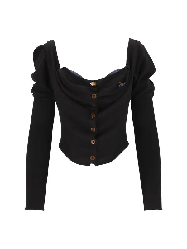VIVIENNE WESTWOOD Bea Corset Cardigen - Black