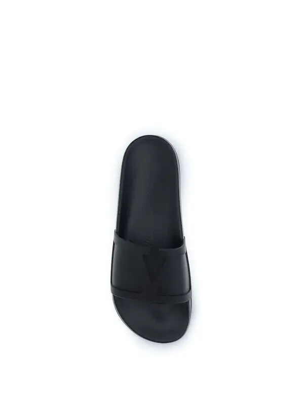 Valentino Garavani Rubber Coolside Pool Slide Sandals
