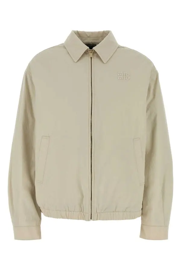 Miu Miu Ivory Cotton Jacket