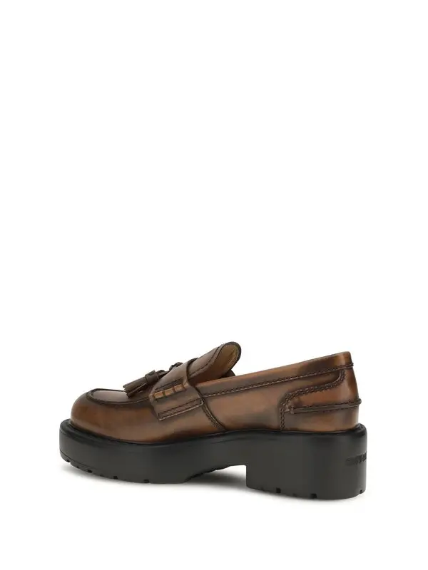 Miu Miu Smooth Leather Tassel Loafers