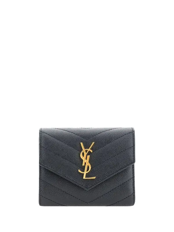 Saint Laurent Cassandre Leather Wallet