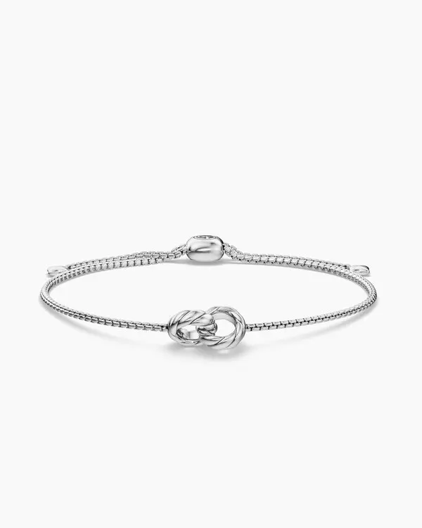 David Yurman Sculpted Cable Chain Bracelet - All Sterling Silver