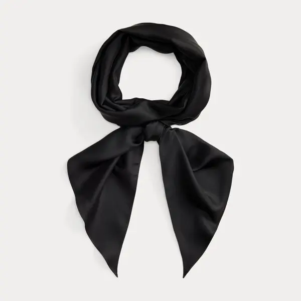 Ralph Lauren Silk Twill Cravat - Black