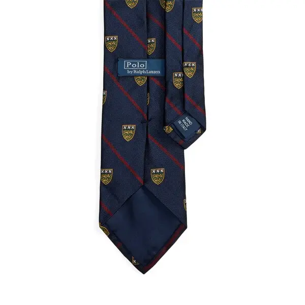 Ralph Lauren Graduate Striped Silk Repp Club Tie