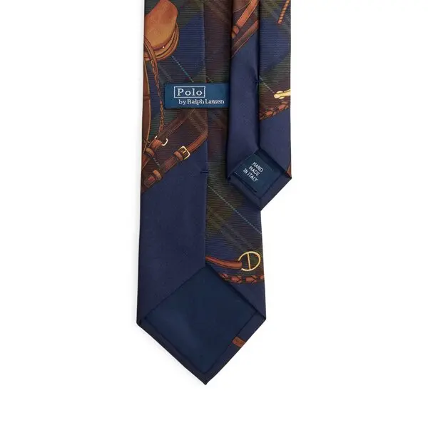 Ralph Lauren Graduate Equestrian-plaid Silk Tie