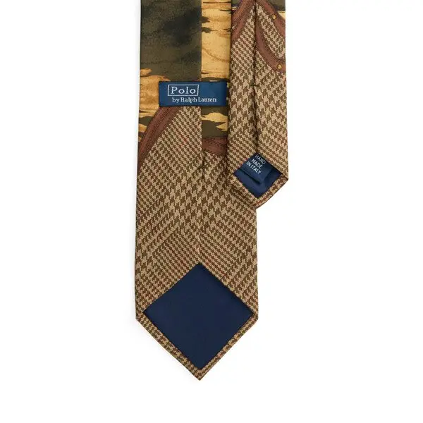 Ralph Lauren Graduate Duck-print Silk Tie