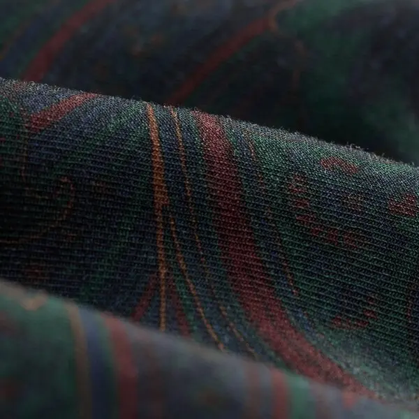 Ralph Lauren Graduate Paisley Wool Challis Neck Tie