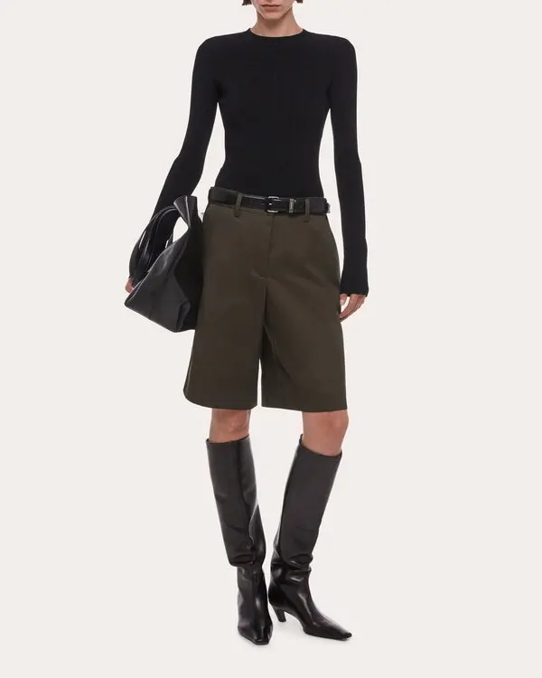 Helmut Lang Chino Twill Utility Shorts