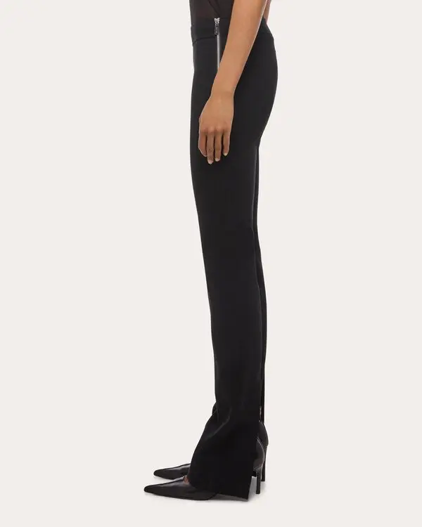 Helmut Lang Stretch Ponte Rider Leggings