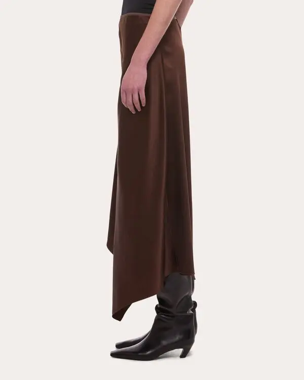 Helmut Lang Silk Handkerchief Slip Skirt